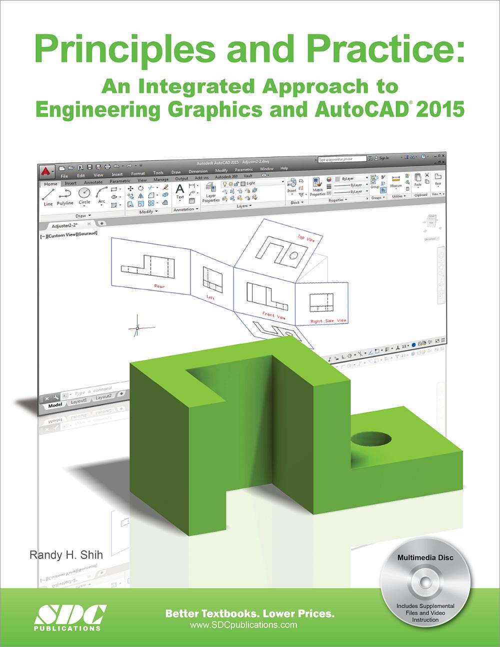 Tutorial Guide to AutoCAD 2015, Book 9781585038749 - SDC Publications
