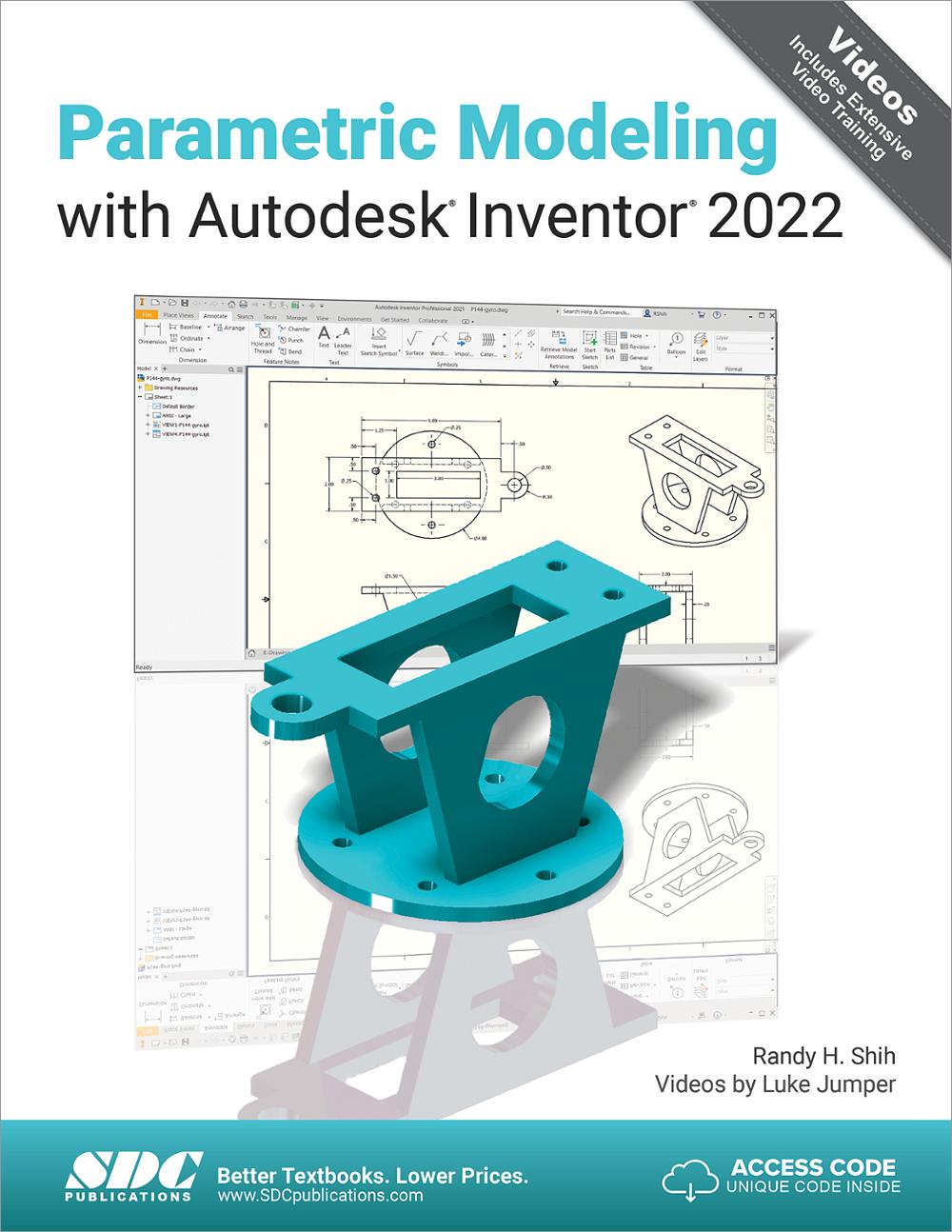 Autodesk Inventor 2022, Book 9781630574055 - SDC Publications
