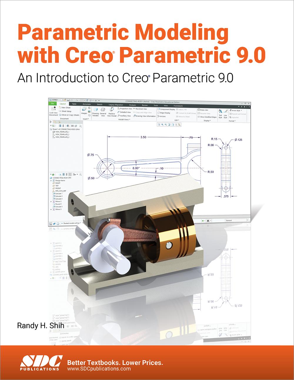 Parametric Modeling with Creo Parametric 9.0, Book 9781630575359 - SDC ...