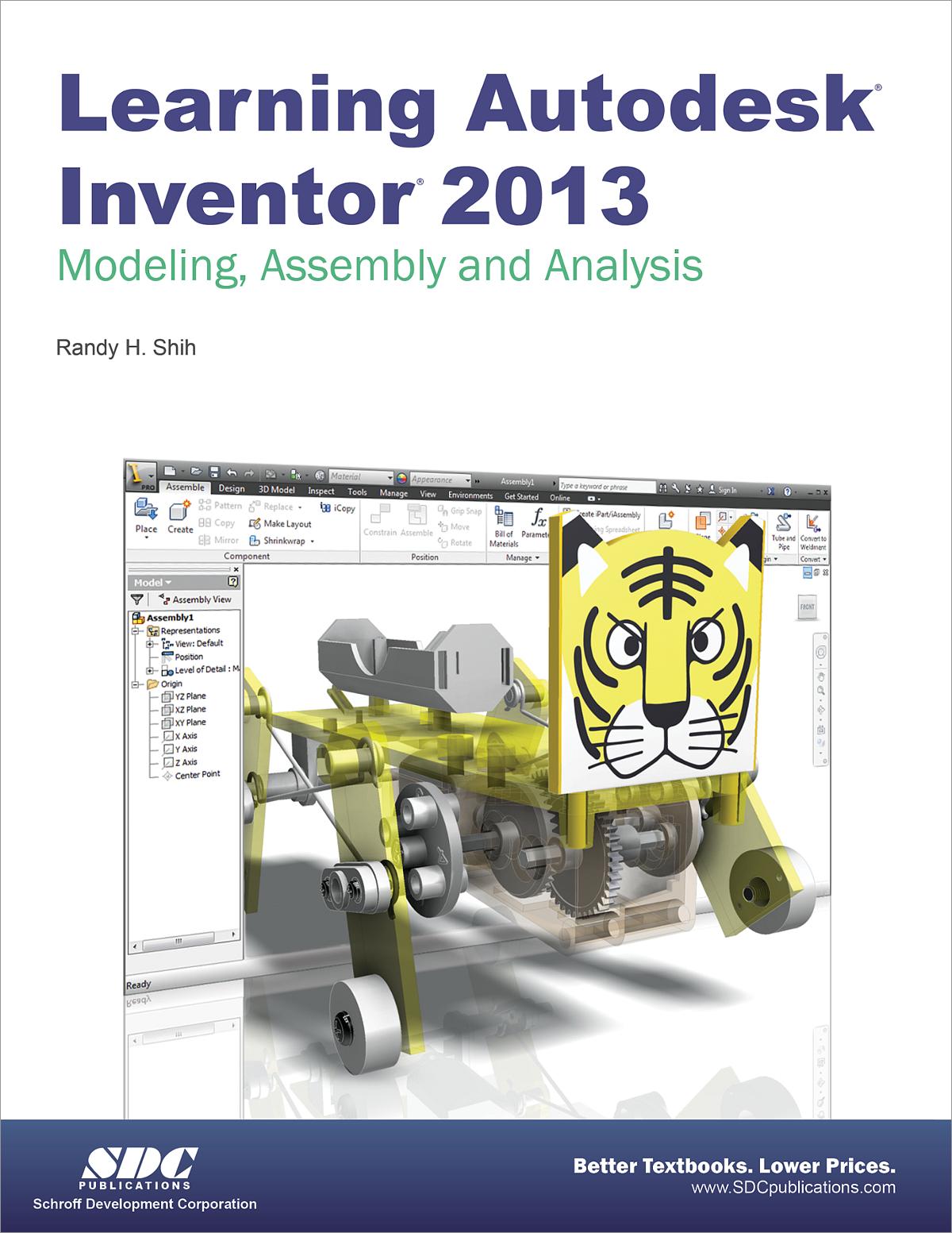 Learning Autodesk Inventor 2013, Book 9781585037278 - SDC Publications