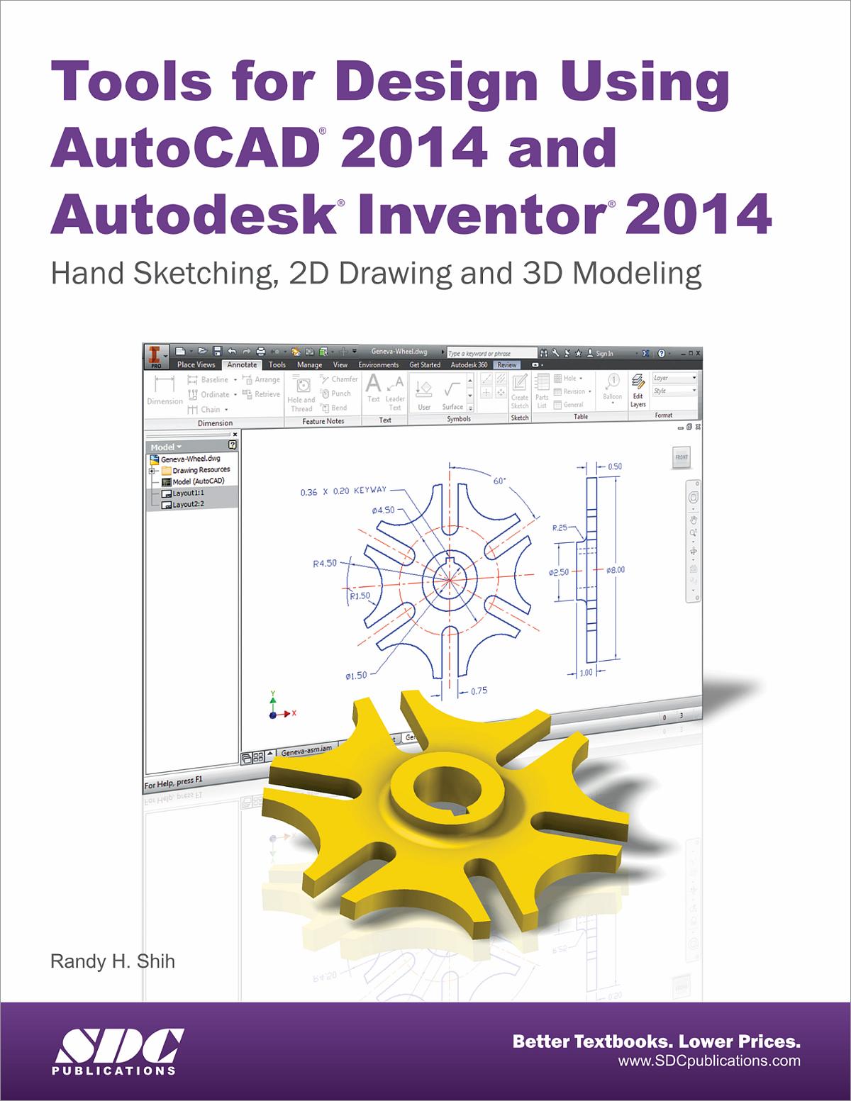 Tools for Design Using AutoCAD 2014 and Autodesk Inventor 2014, Book ...