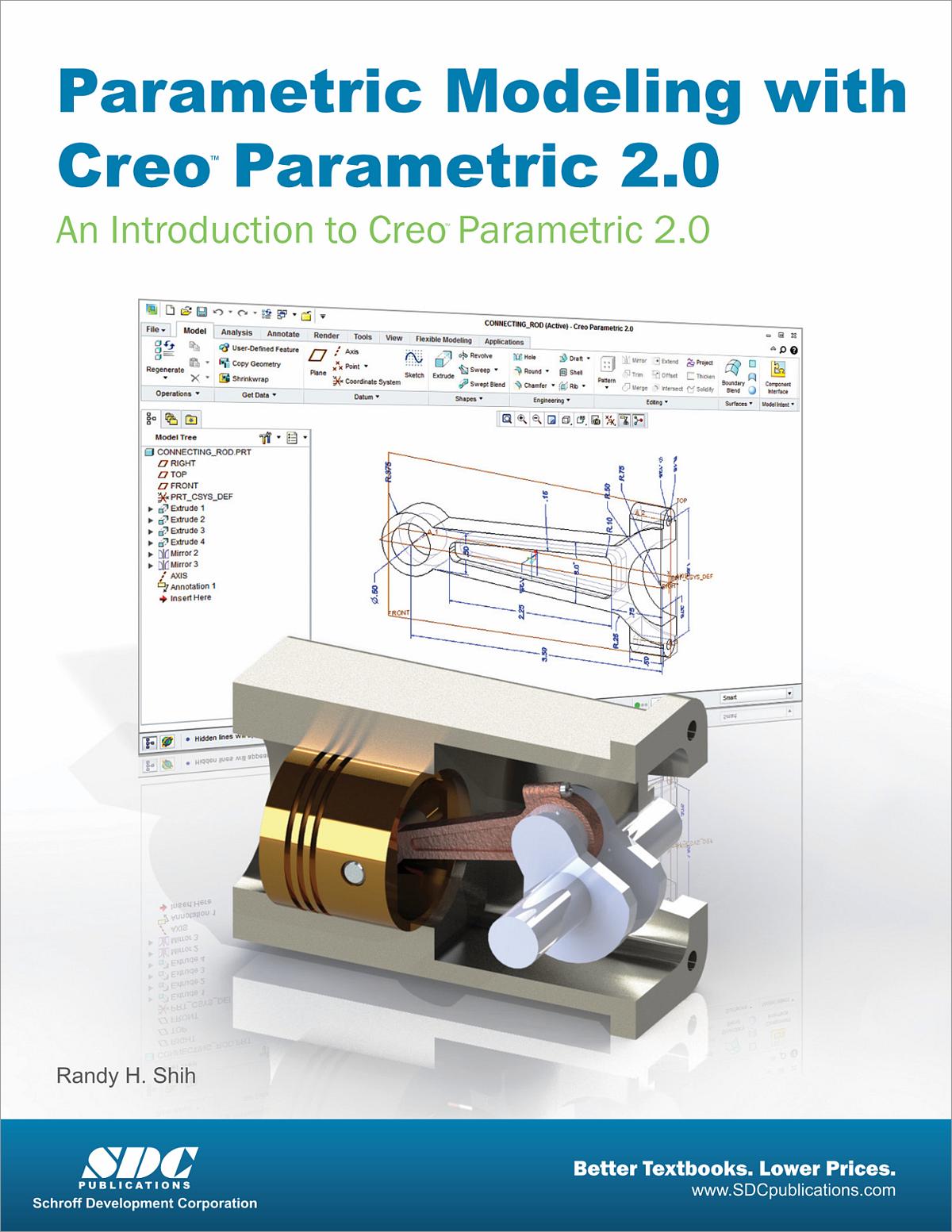 Parametric Modeling with Creo Parametric 2.0, Book 9781585038183 - SDC ...