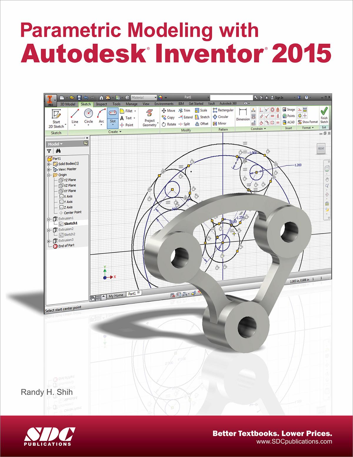 Parametric Modeling with Autodesk Inventor 2015, Book 9781585038824 ...