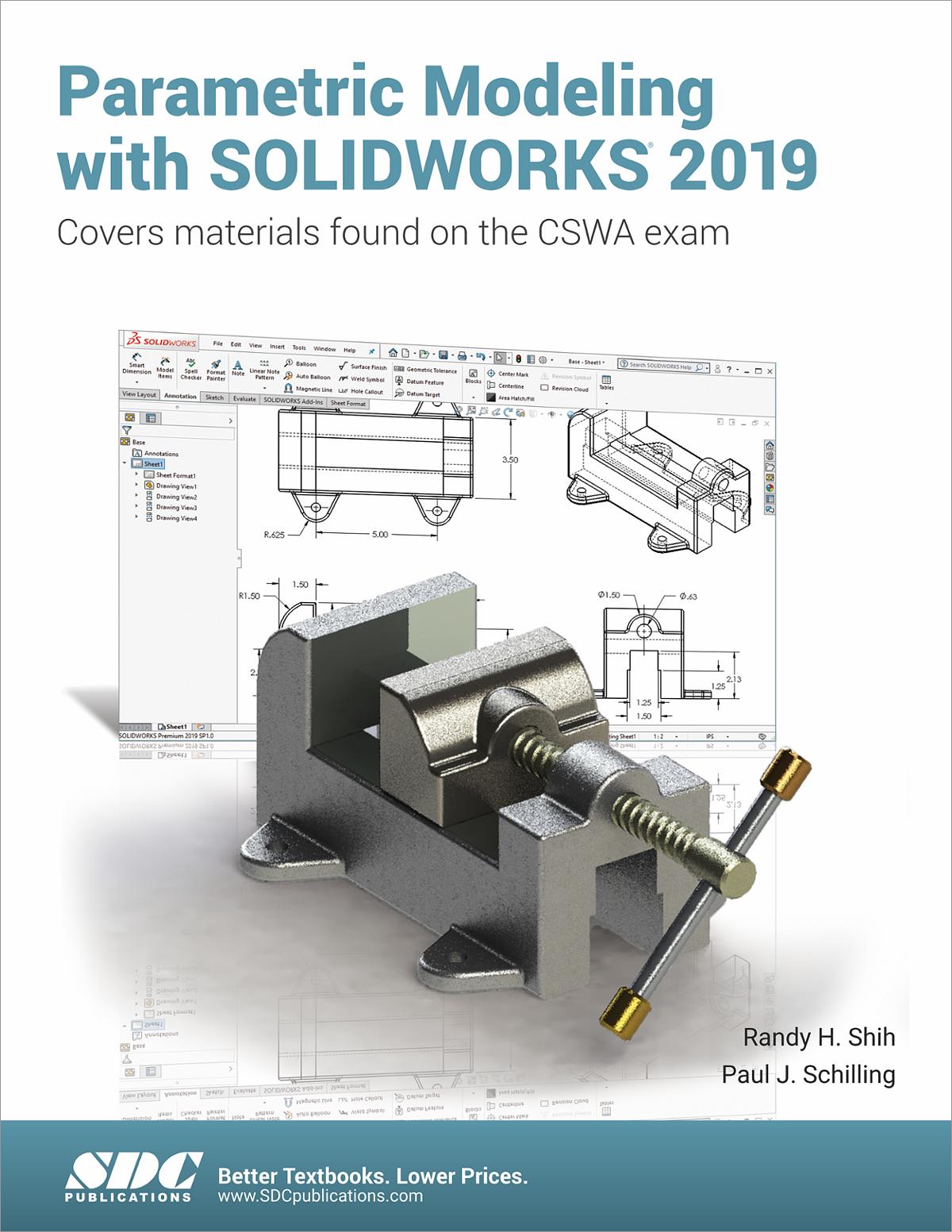 Parametric Modeling with SOLIDWORKS 2019, Book 9781630572259 - SDC ...