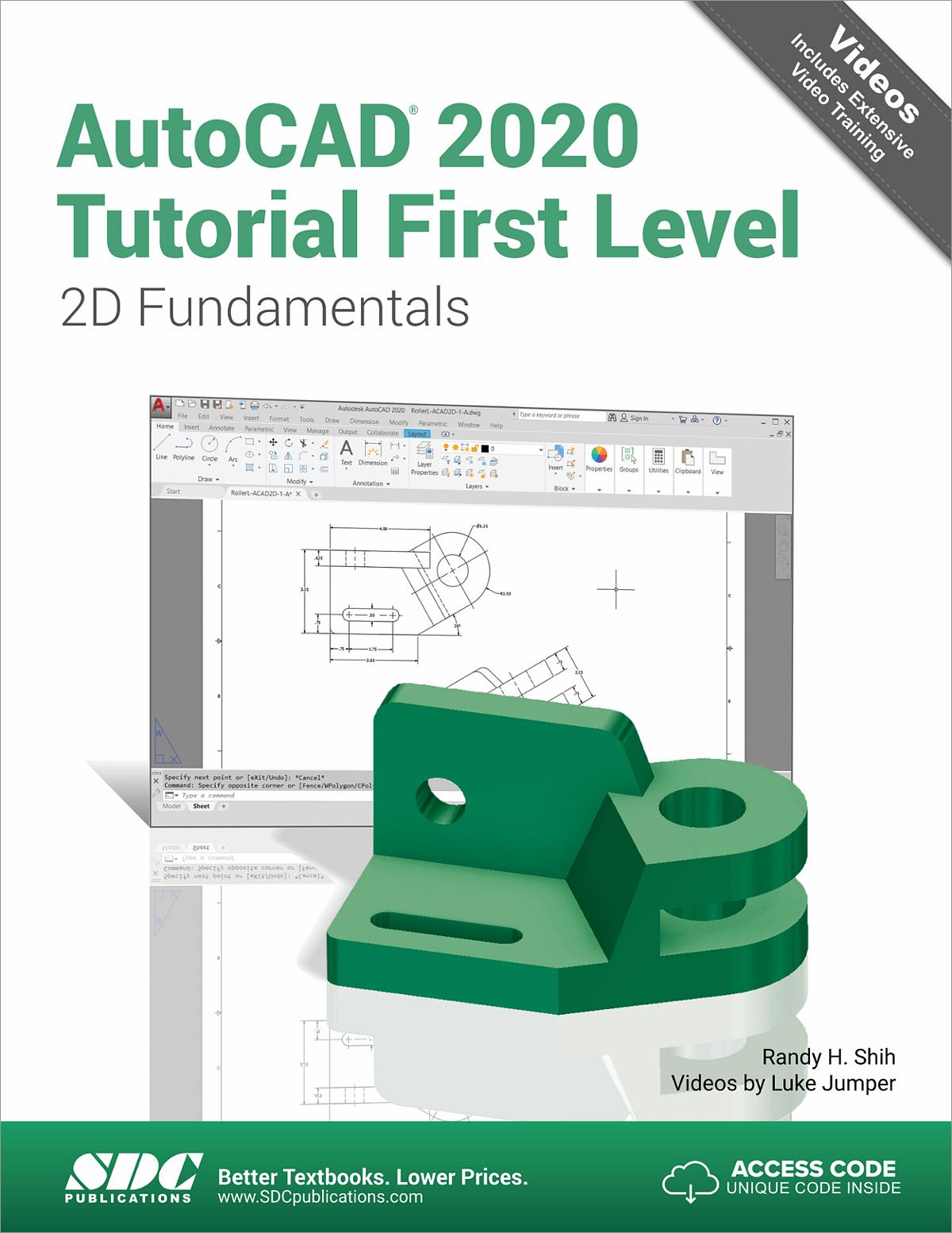 AutoCAD 2020 Tutorial First Level 2D Fundamentals, Book 9781630572686 ...