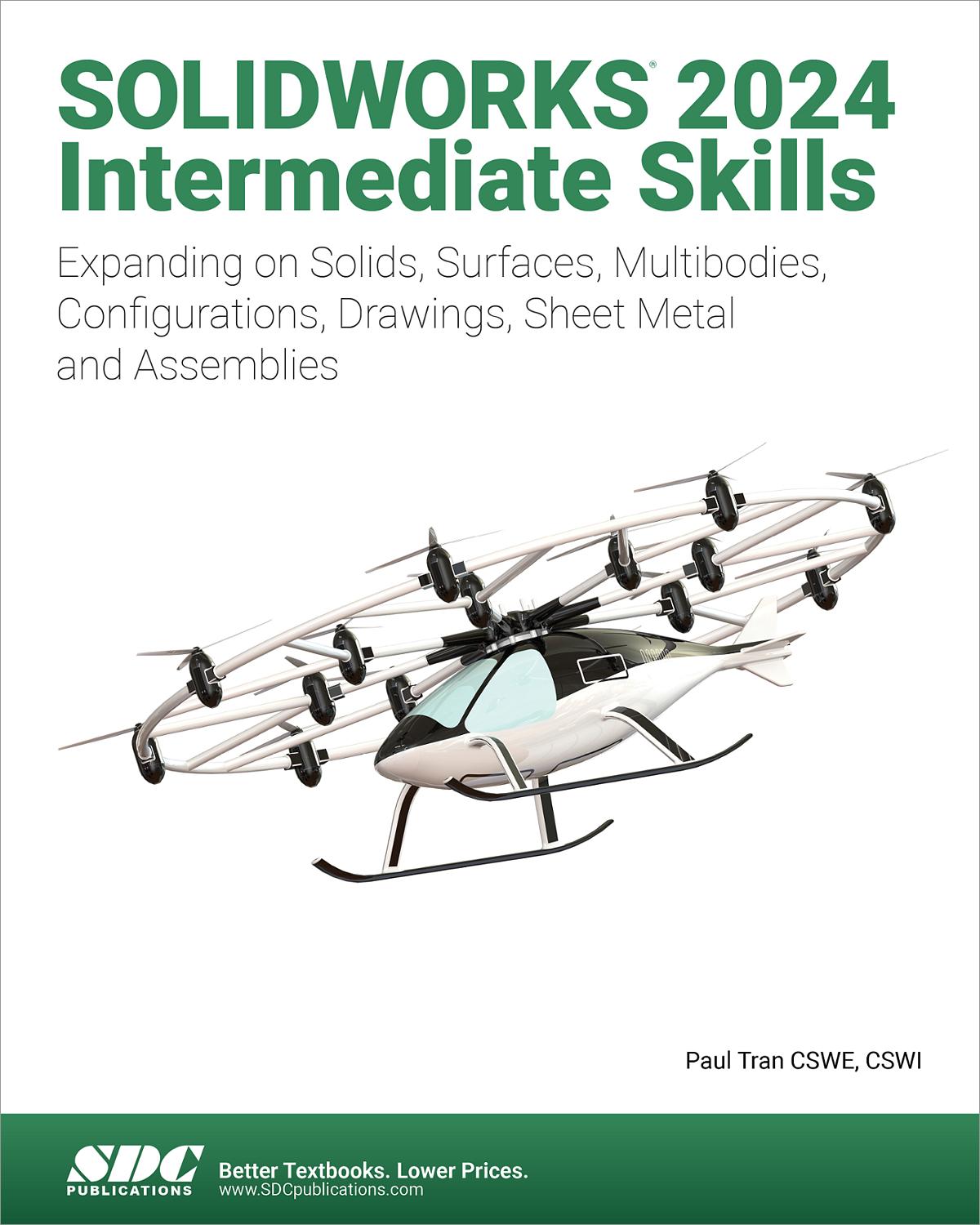 SOLIDWORKS 2024 Intermediate Skills, Book 9781630576318 - SDC Publications