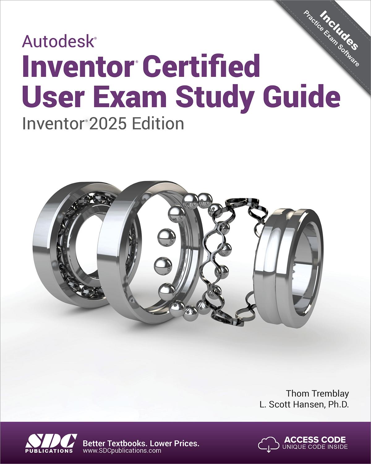 Autodesk Inventor Certified User Exam Study Guide, Book 9781630576875 ...