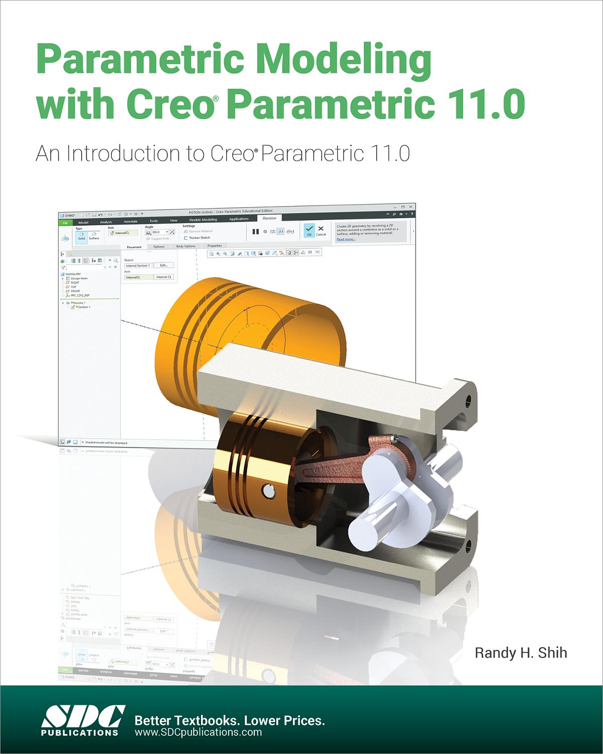 Parametric Modeling with Creo Parametric 11.0, Book 9781630576905 - SDC Publications