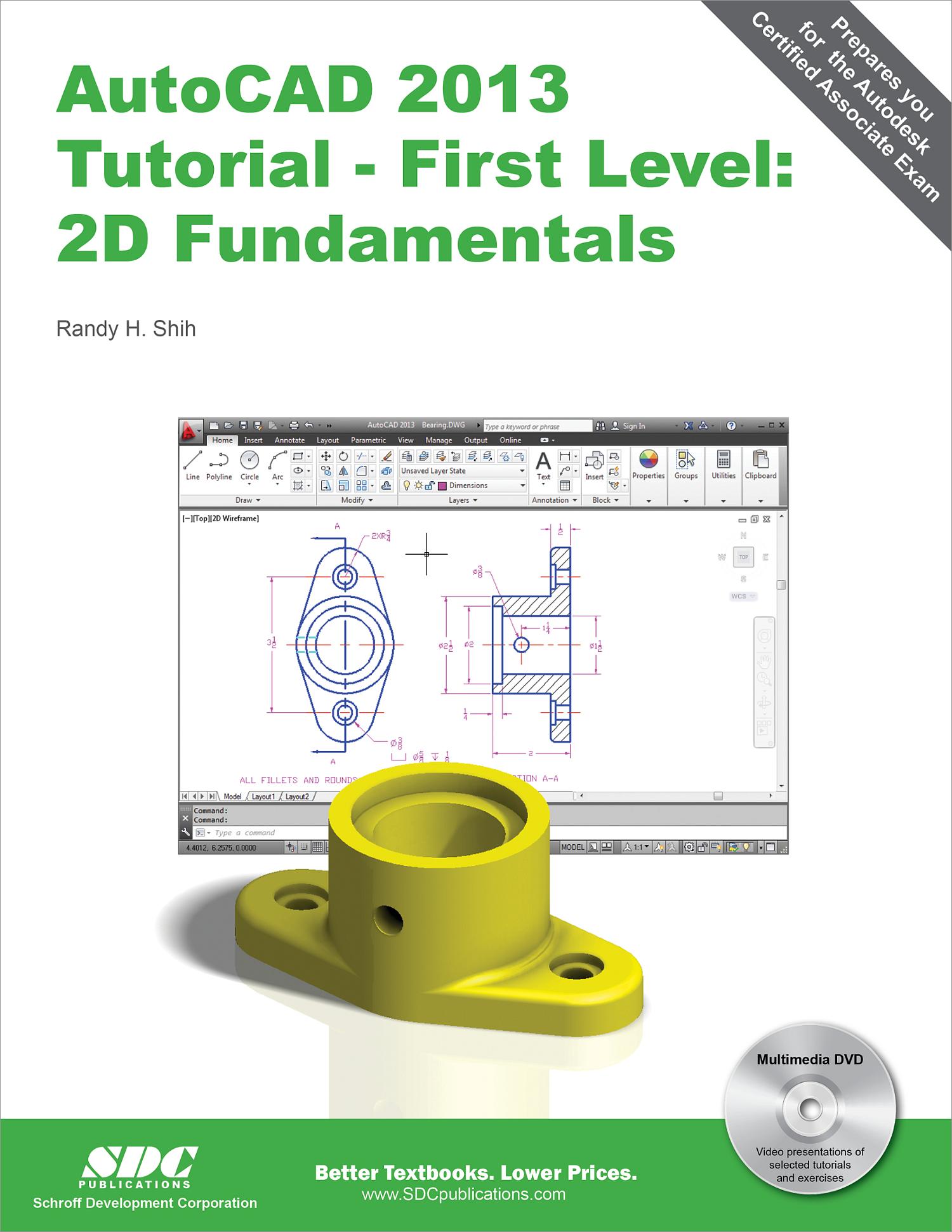 AutoCAD 2013 Tutorial - First Level: 2D Fundamentals, Book ...