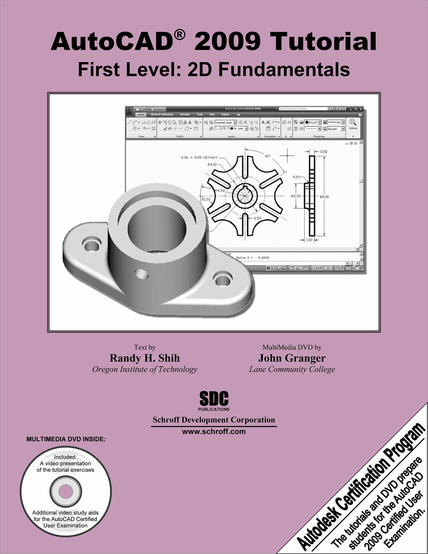 AutoCAD 2009 Tutorial - First Level: 2D Fundamentals, Book ...