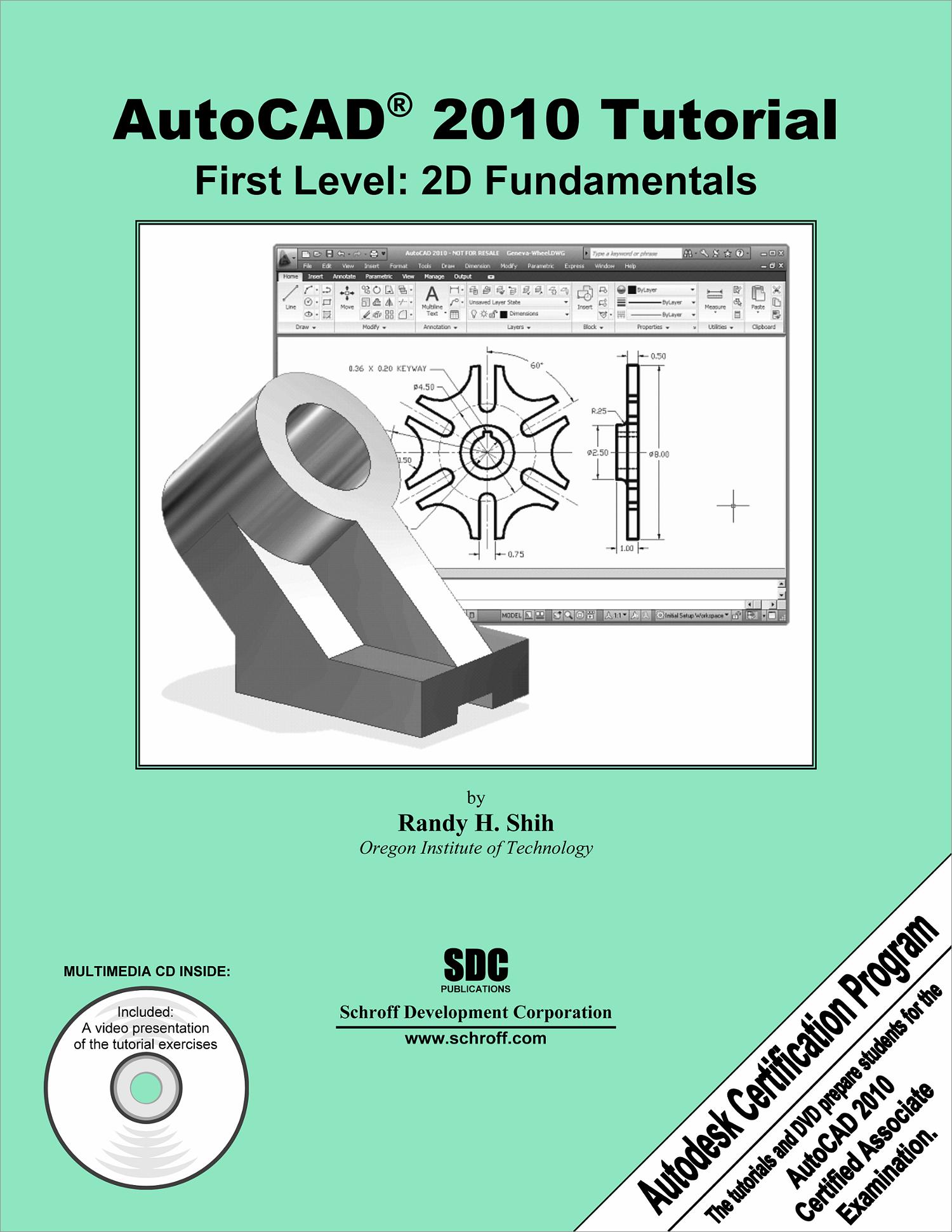 AutoCAD 2010 Tutorial - First Level: 2D Fundamentals, Book ...