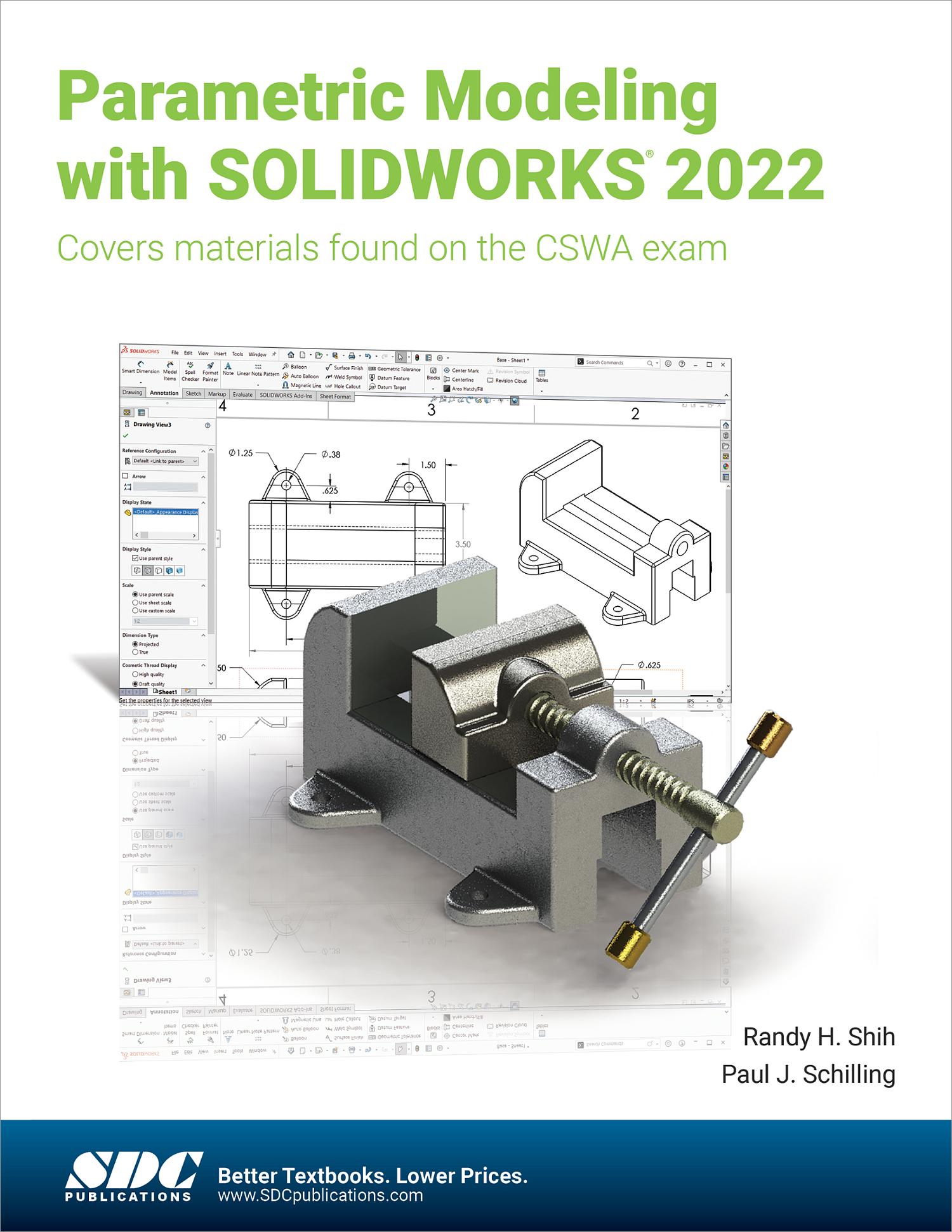 Parametric Modeling with SOLIDWORKS 2022, Book 9781630574635 - SDC ...