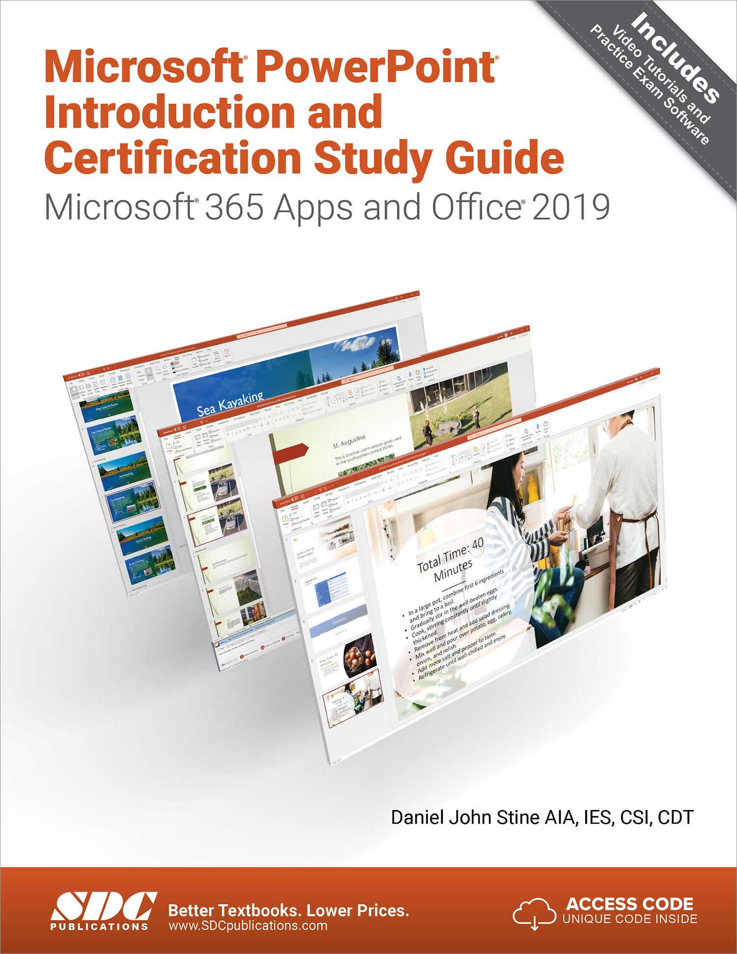 Microsoft PowerPoint Introduction and Certification Study Guide, Book ...