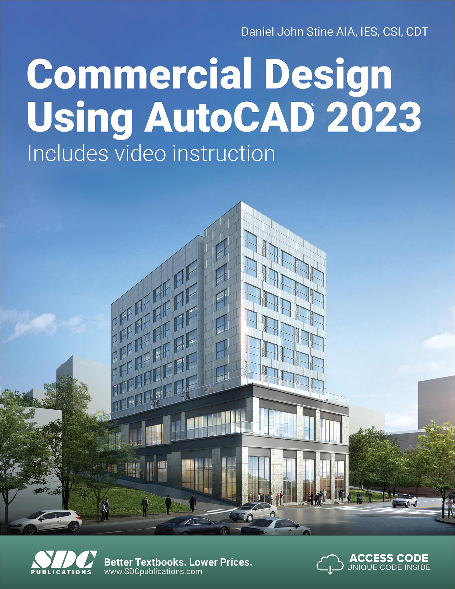 Commercial Design Using AutoCAD 2023, Book 9781630575403 - SDC Publications