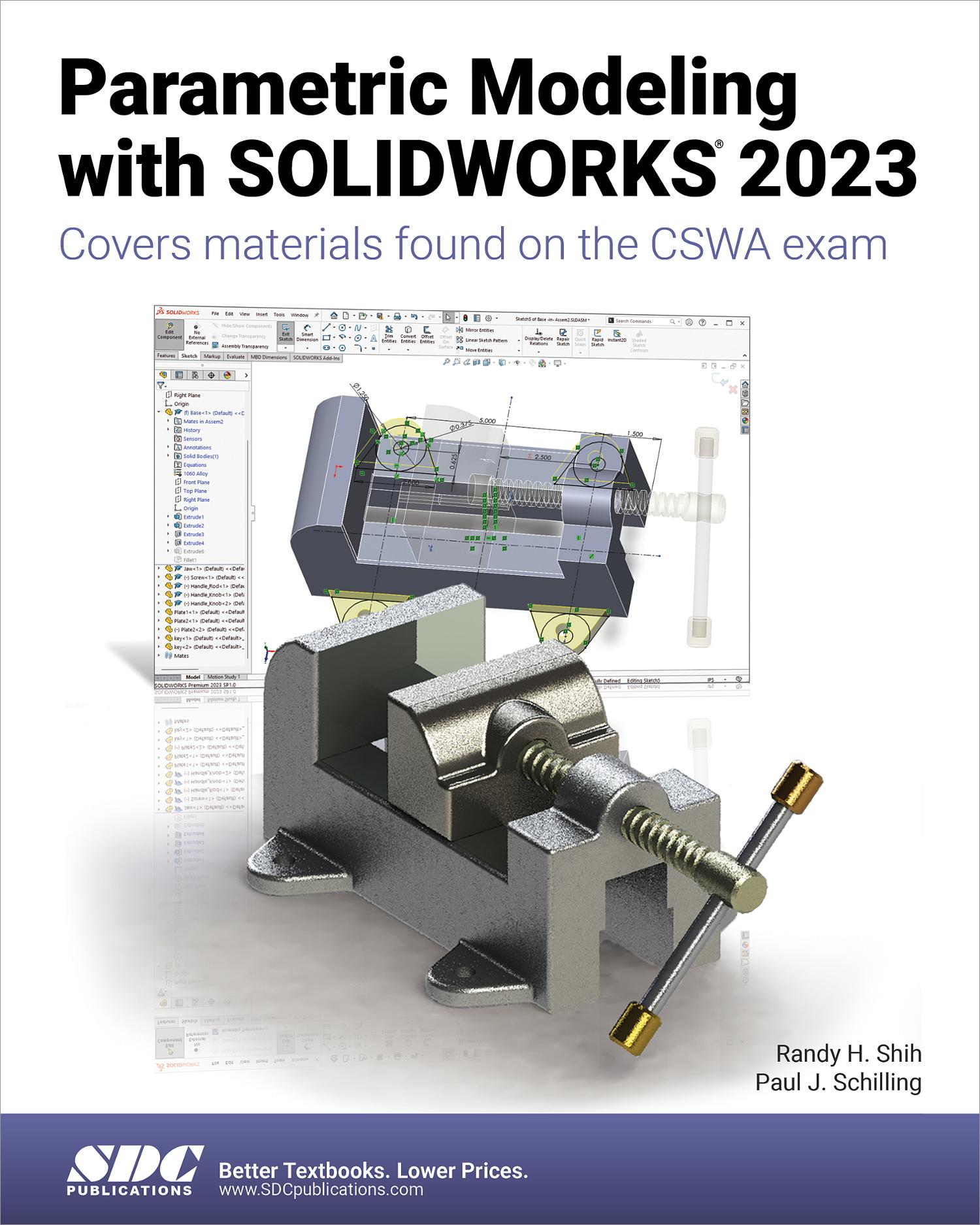 Parametric Modeling with SOLIDWORKS 2023, Book 9781630575496 - SDC Publications
