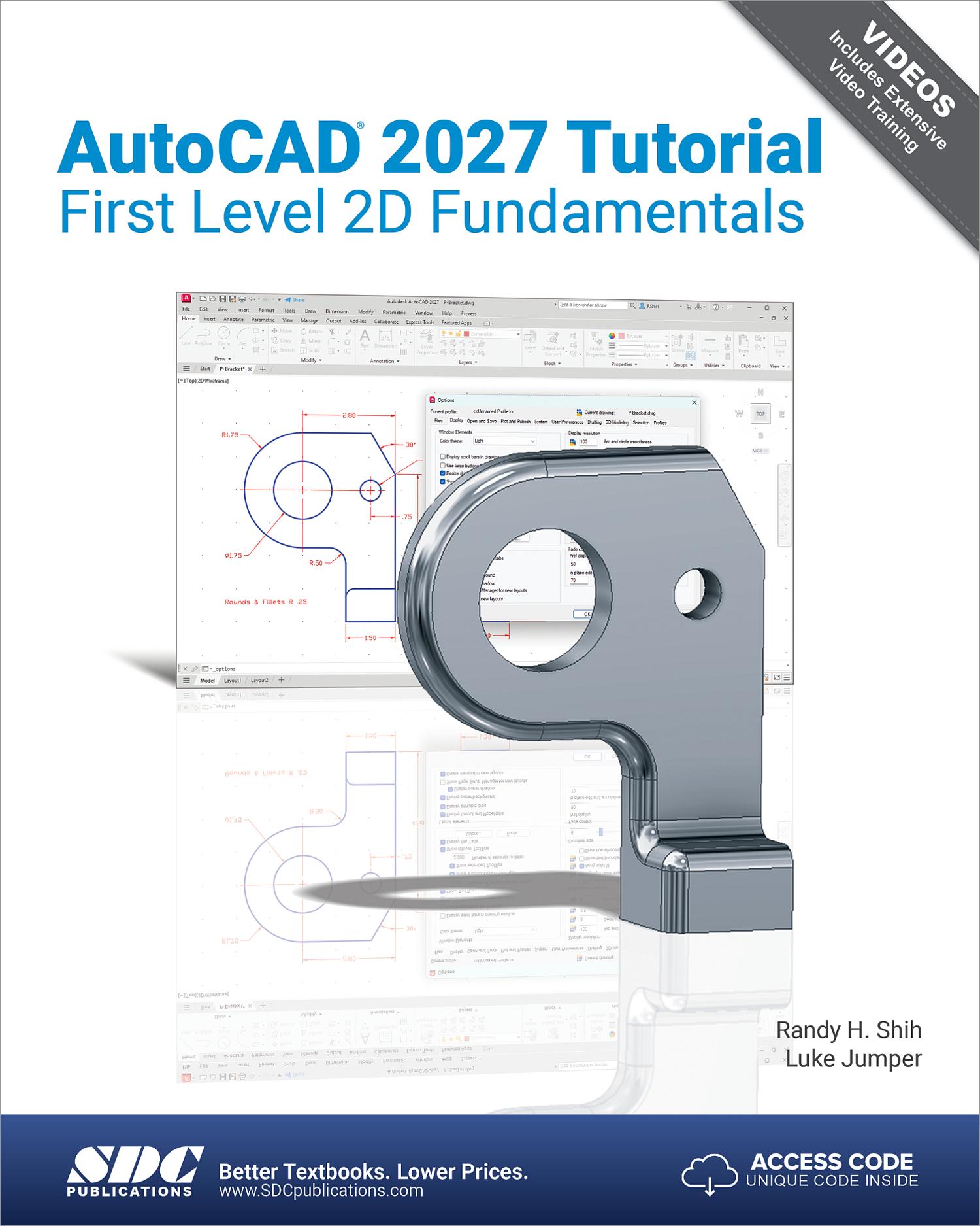 AutoCAD 2027 Tutorial First Level 2D Fundamentals, Book 9781630578053 ...