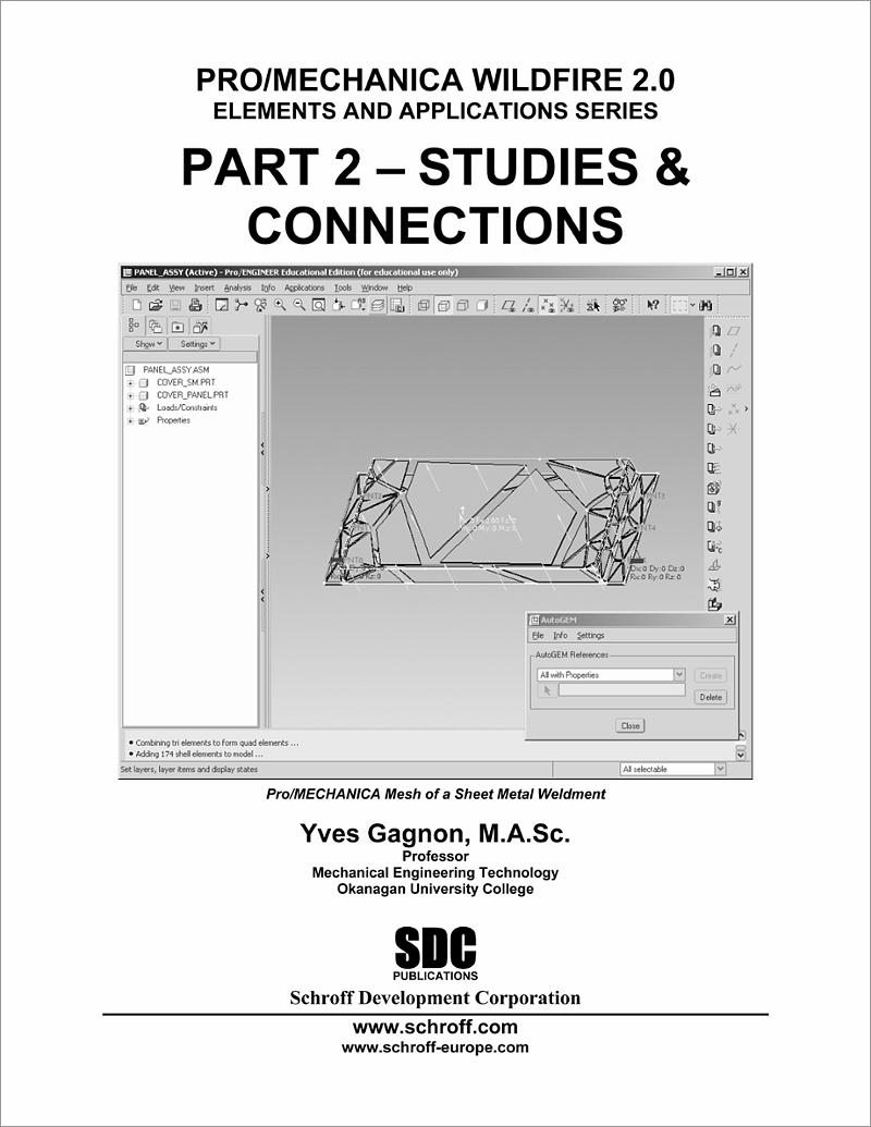 Pro/MECHANICA Wildfire 2.0 Elements and Applications, Part 2: Studies ...