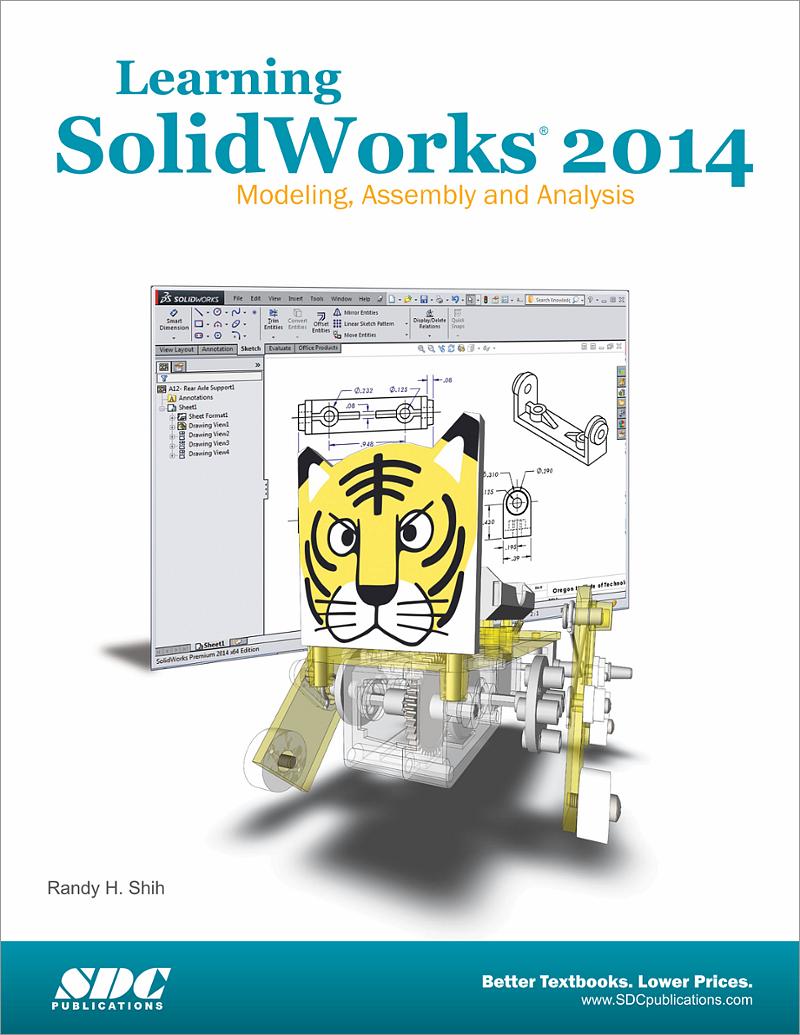 Drawing and Detailing with SolidWorks 2014, Book 9781585038459 - SDC ...