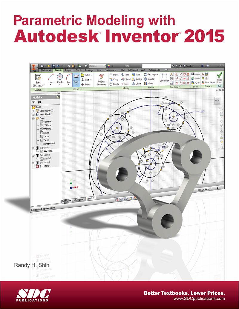 Parametric Modeling With Autodesk Inventor 2015 Book 9781585038824