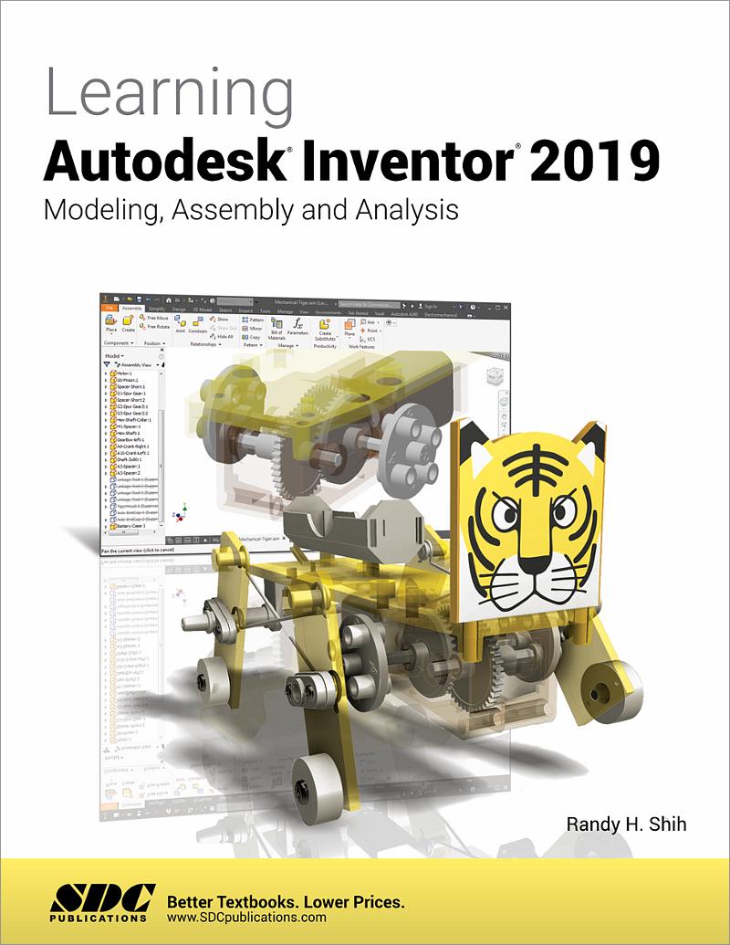 Autodesk Inventor 2019, Book 9781630571696 - SDC Publications