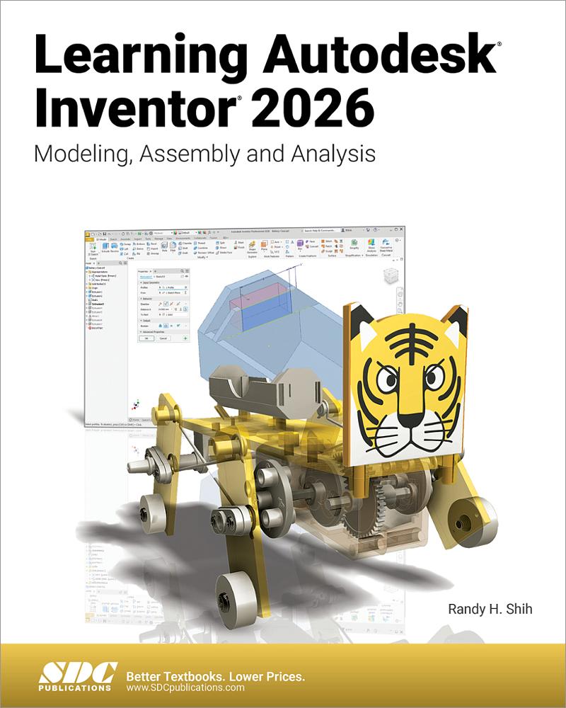 Learning Autodesk Inventor 2026, Book 9781630577377 - SDC Publications